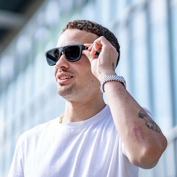 Dusk Rx: Premium Smart Glasses with Electronic Tint Control – Ampere